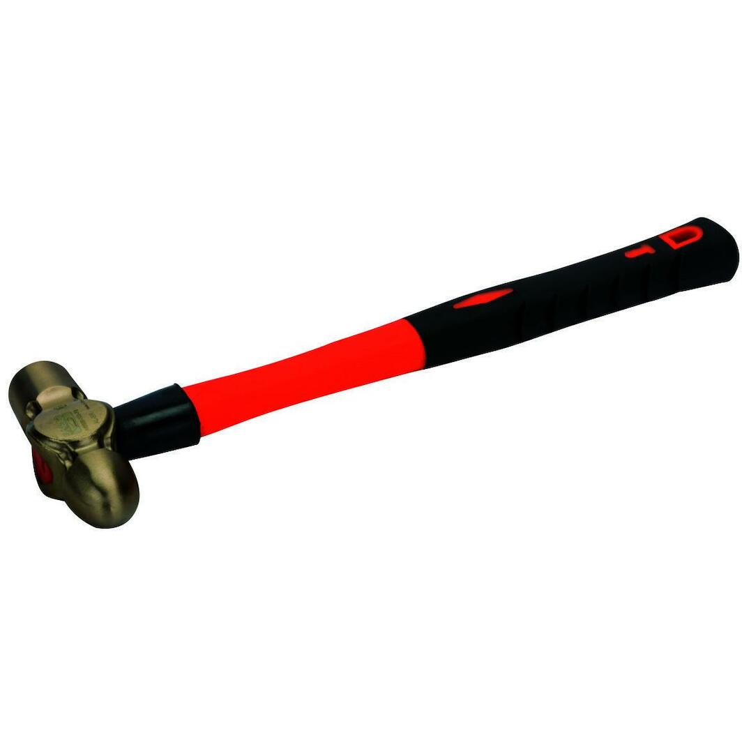 BAHCO NS506-700-FB marteau d'établi à boule avec manche en fibre de ...