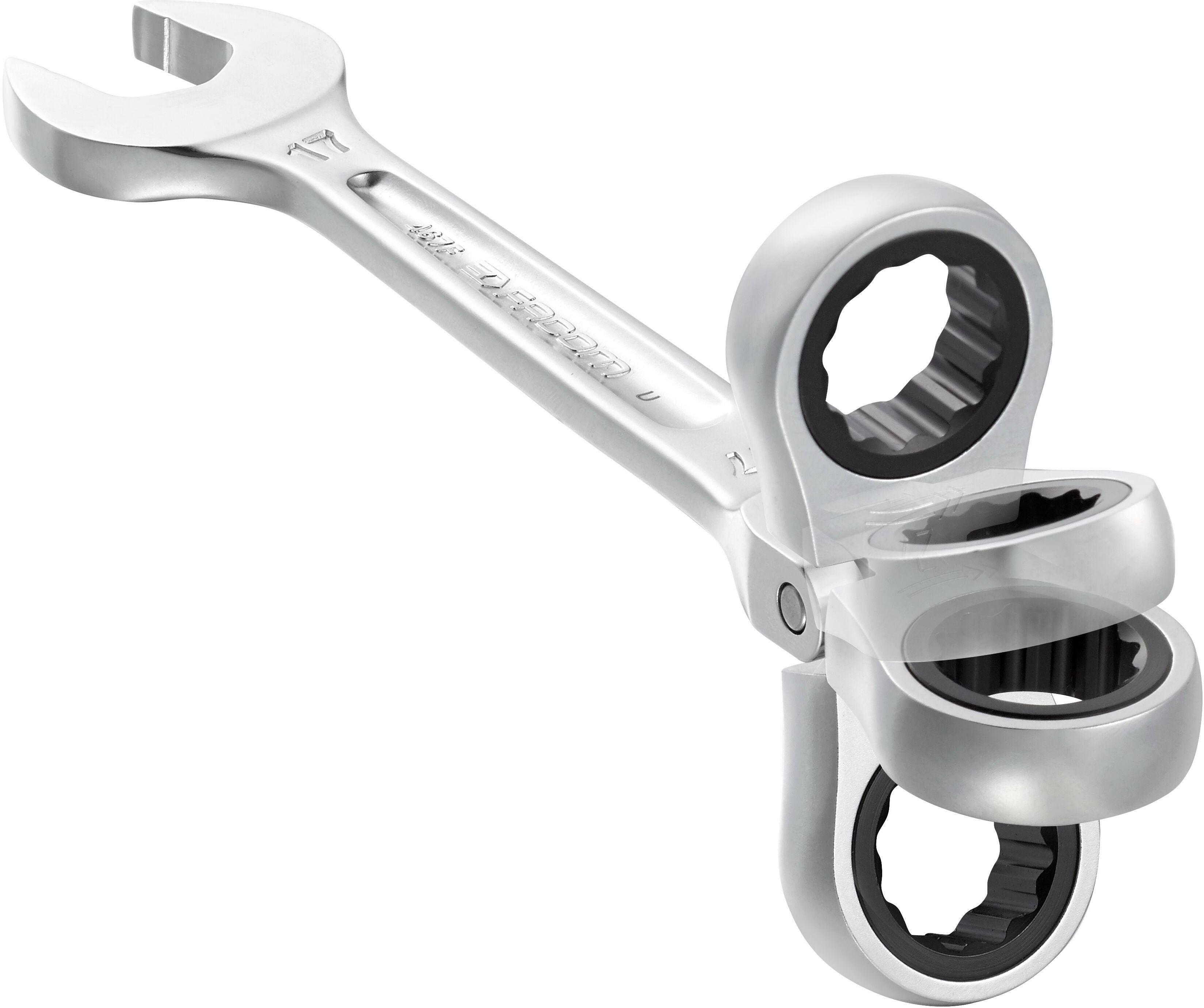 FACOM 467BF.9 clé à cliquet à douille antidérapante articulée 9 mm | Klium