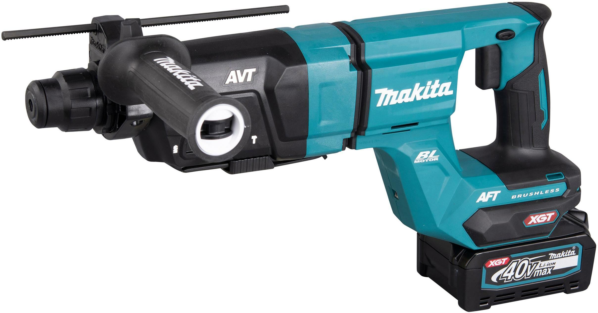 MAKITA HR007GM201 40Vmax XGT accu-combihamer SDS-Plus 28mm in kunststof koffer (2x 4,0Ah accu ...