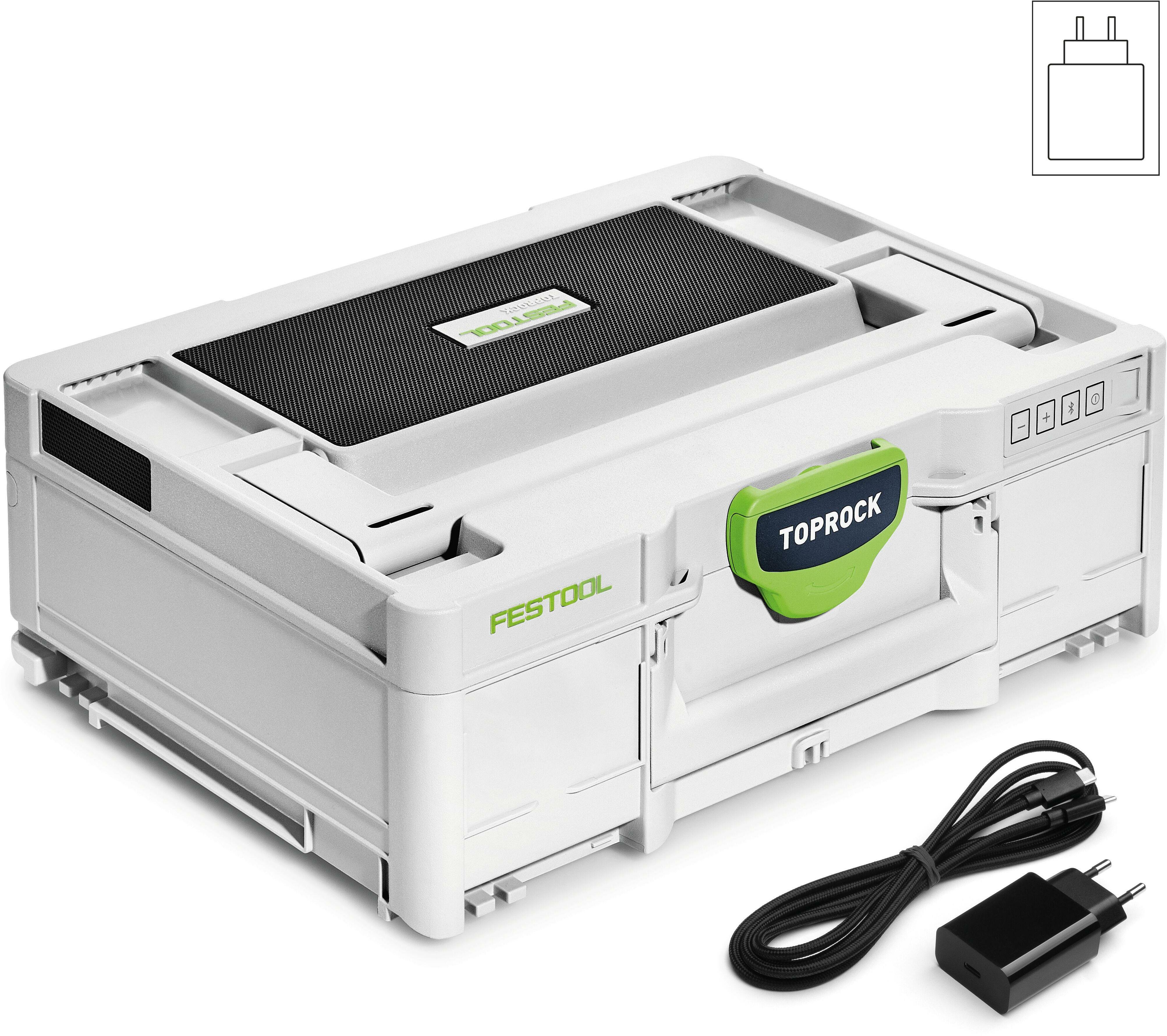 FESTOOL SYS3 BT20 M 137 USB-C Haut-parleur Bluetooth TOPROCK (secteur ...
