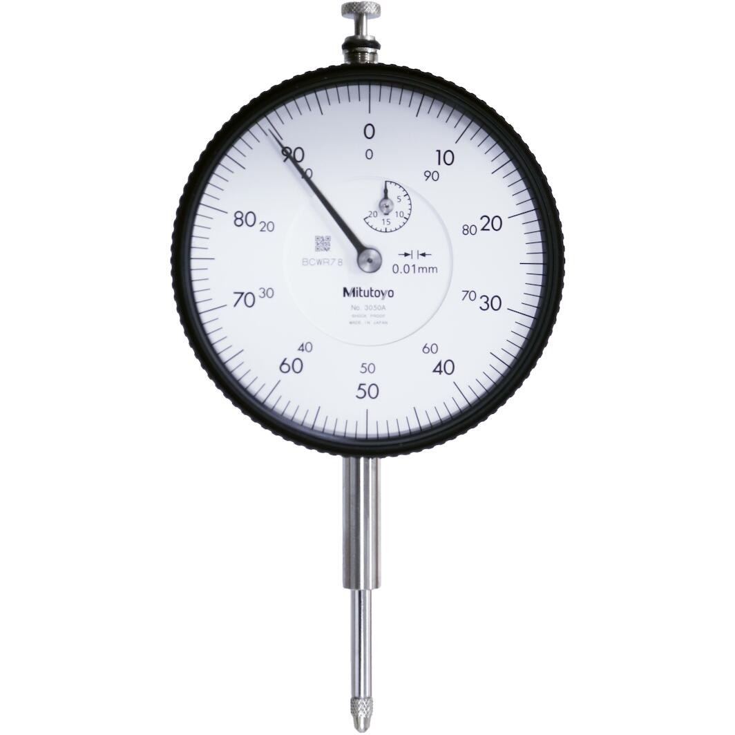 MITUTOYO 3050A dial indicator with fixture, ISO version, 20 mm, 0.01 mm ...