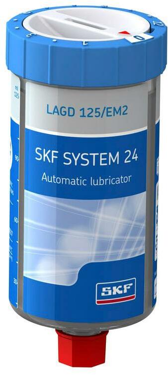 SKF LAGD 125/EM2 gas-powered automatic single-point lubrication system with LGEM 2 bearing ...