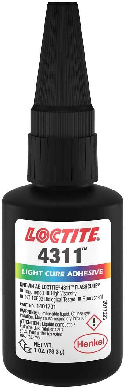 LOCTITE 4311 double-curing light/humidity adhesive (28g bottle ...