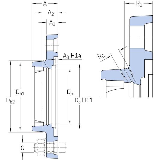 SKF FYTB 505 M corps de palier avec flasques ovales pour roulements à ...