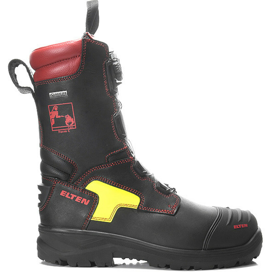 ELTEN COLIN II GTX BOA SD F2A HI3 CI brandweerlaars (zwart/rood ...