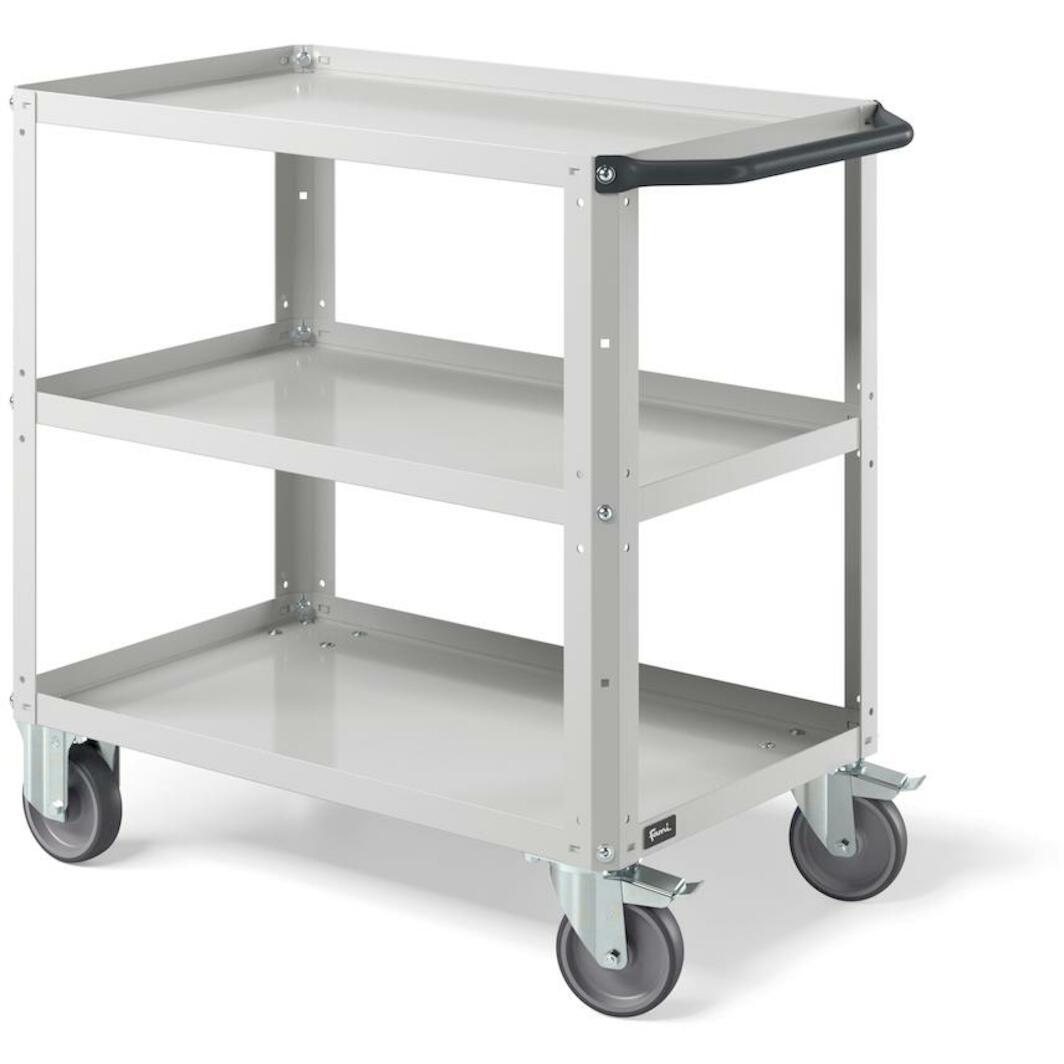 FAMI CLEVER0907 CLEVER SMALL trolley 908x515x846 mm light grey RAL 7035 | Klium