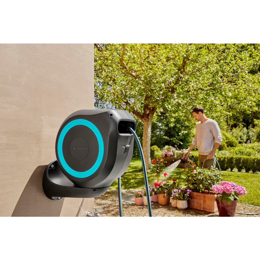 GARDENA RollUp M boîte à tuyaux murale avec tuyau 20m - 18610-20 | Klium