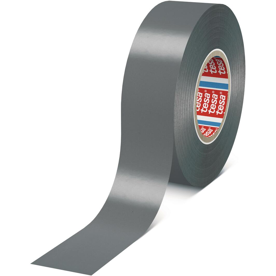 TESA 4163 soft pvc tape grey 30 mm x 33 m - 04163-00209-92 | Klium