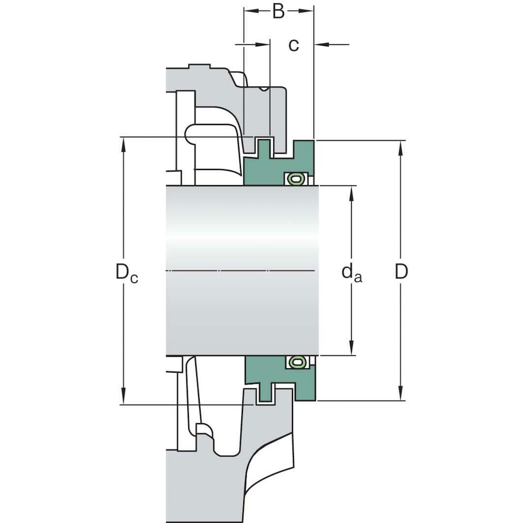 SKF TSN 3034 S joint labyrinthe 150 mm | Klium