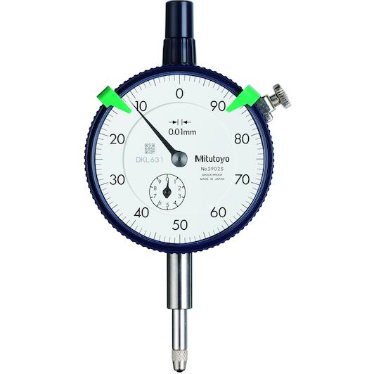 MITUTOYO 2902A dial indicator with fixture, ISO version, inverted dial ...