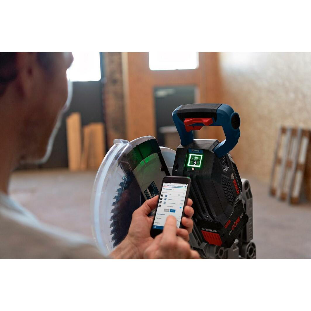 BOSCH GCM 18V-305 GDC Scie à onglet sans fil BITURBO (sans batterie ni ...
