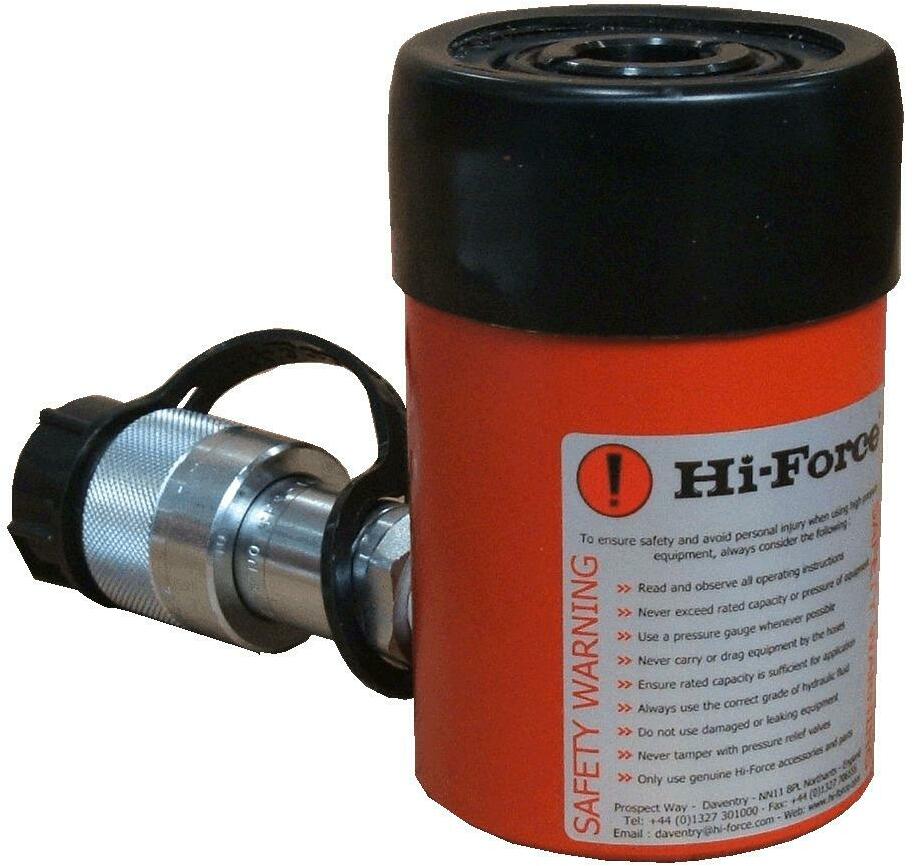 HI-FORCE HHS101 hydraulic single-acting hollow plunger cylinder, 11 ...