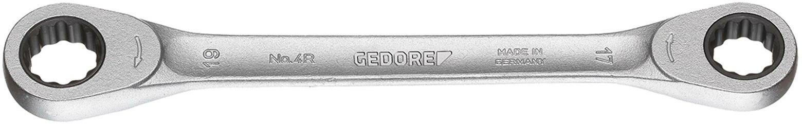 GEDORE 4 R 12X13 dubbele ringratelsleutel 12x13 mm - 2306786 | Klium
