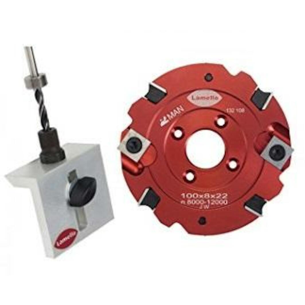 LAMELLO 125250 CLAMEX S installatieset (boormal, HW-frees, boor) | Klium