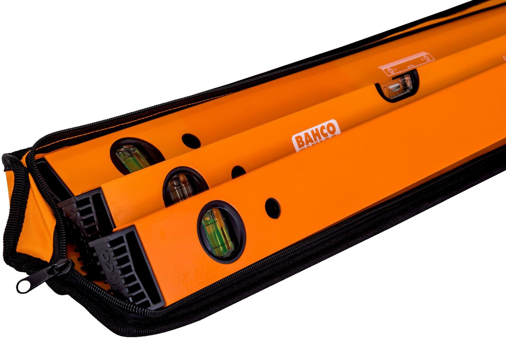BAHCO 416-SET+BAG spirit level set 600, 1200, 1800 mm in bag 3-parts ...