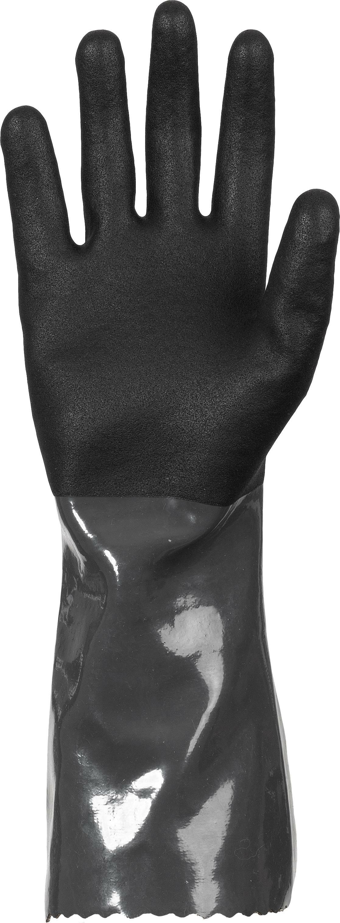 GUIDE 9405 Chemical-resistant glove, NBR and PVC blend, black ...