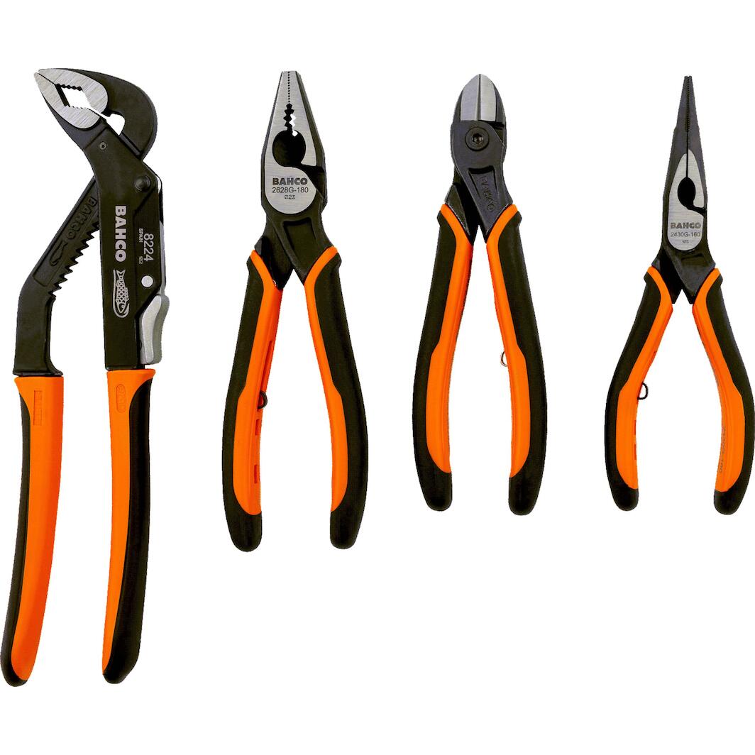 BAHCO 9897 tool set ERGO, water pump pliers, combination pliers ...