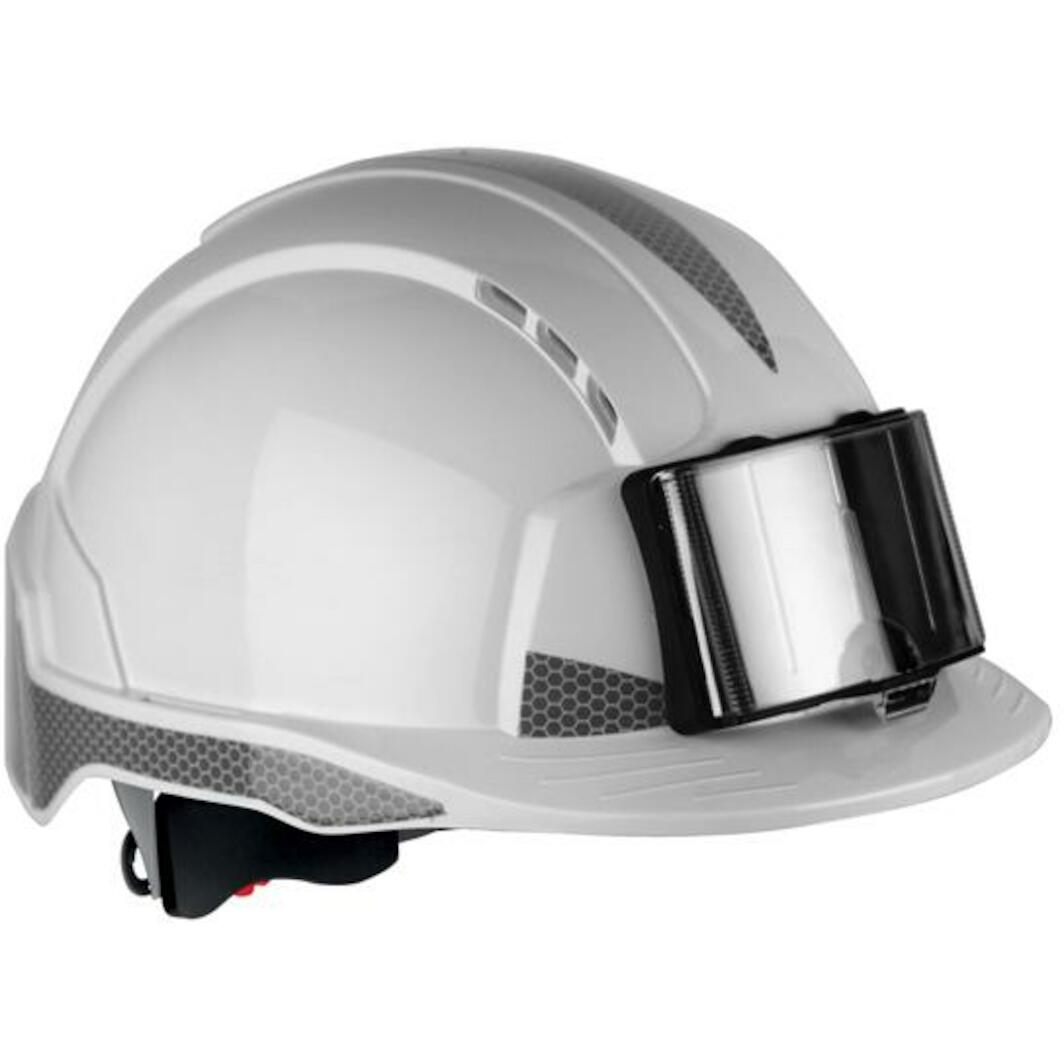 JSP EVOLite Safety helmet with CR2 and badge holder white - AJB170-D00 ...