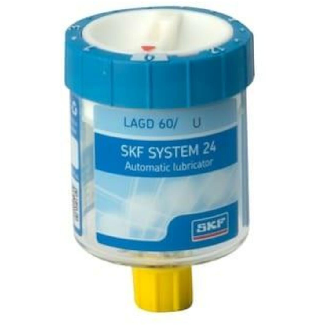 SKF LAGD 60/U gas-powered automatic single-point lubrication system for 60 ml cartridges (empty ...