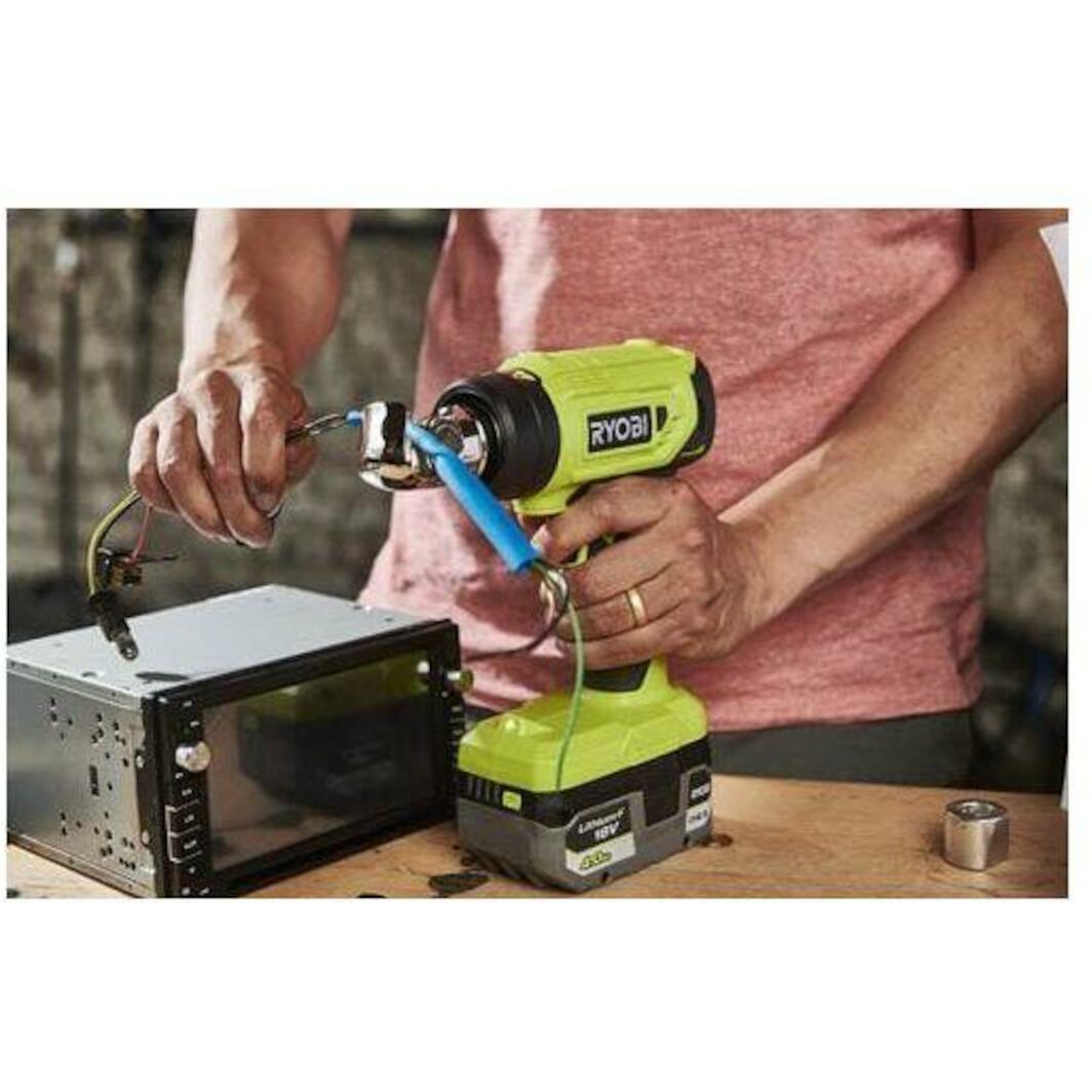RYOBI R18HG-0 Pistolet à air chaud 18V ONE+ sans fil avec buse droite ...