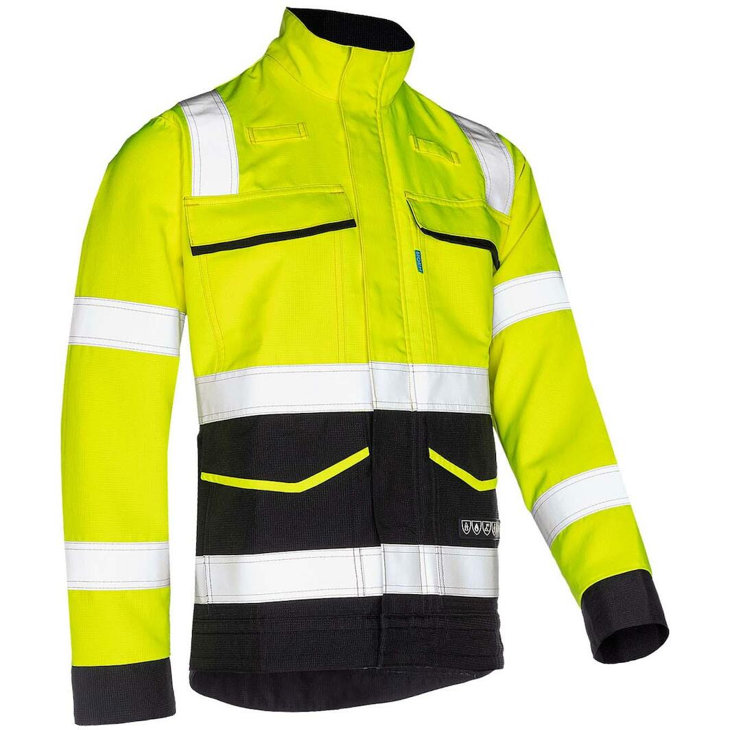 SIOEN REGGIO ECO signalling blouson with ARC protection fluorescent ...