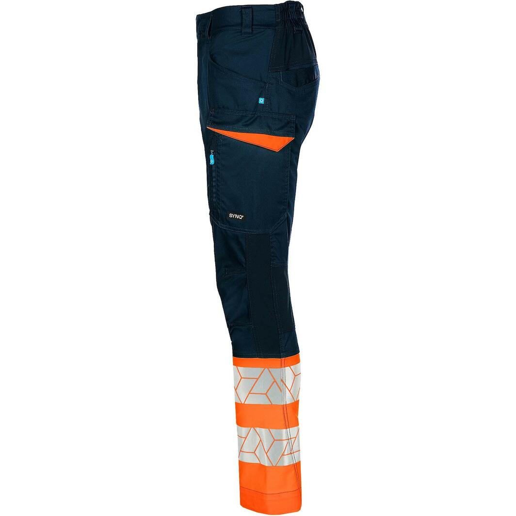 SYNQ QLEAR 111W service broek met stretch zones, high-vis klasse 1 ...