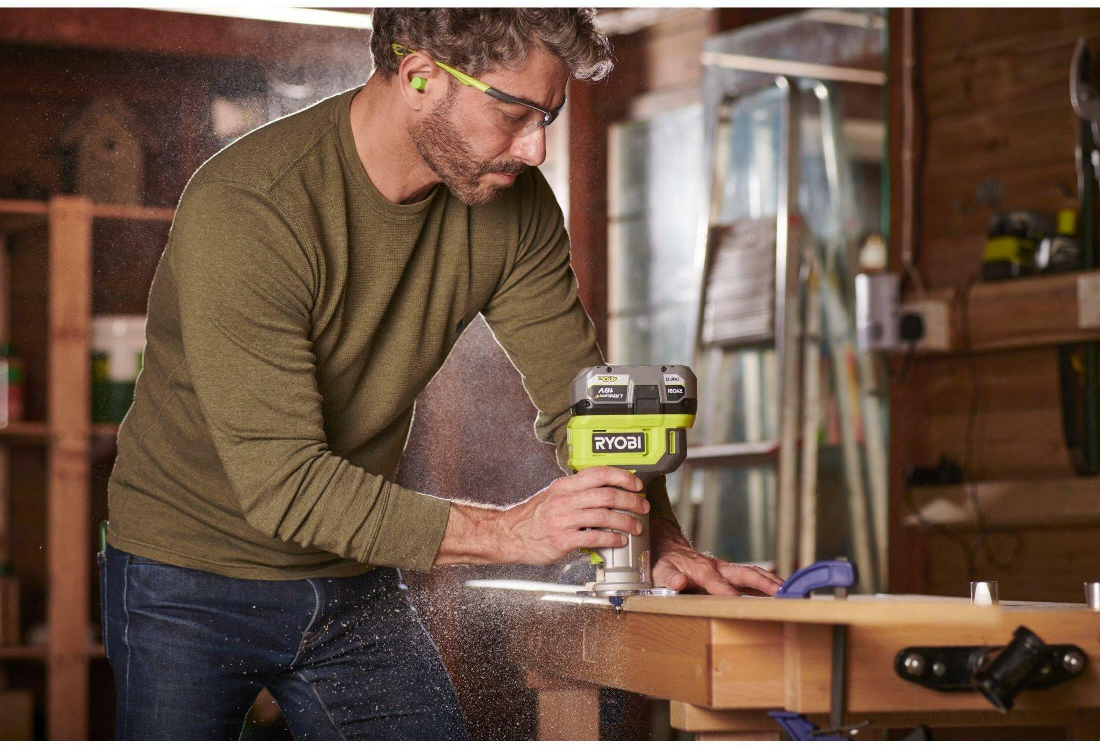 RYOBI RTR18-0 18V ONE+ accu-freesmachine (zonder accu en lader ...