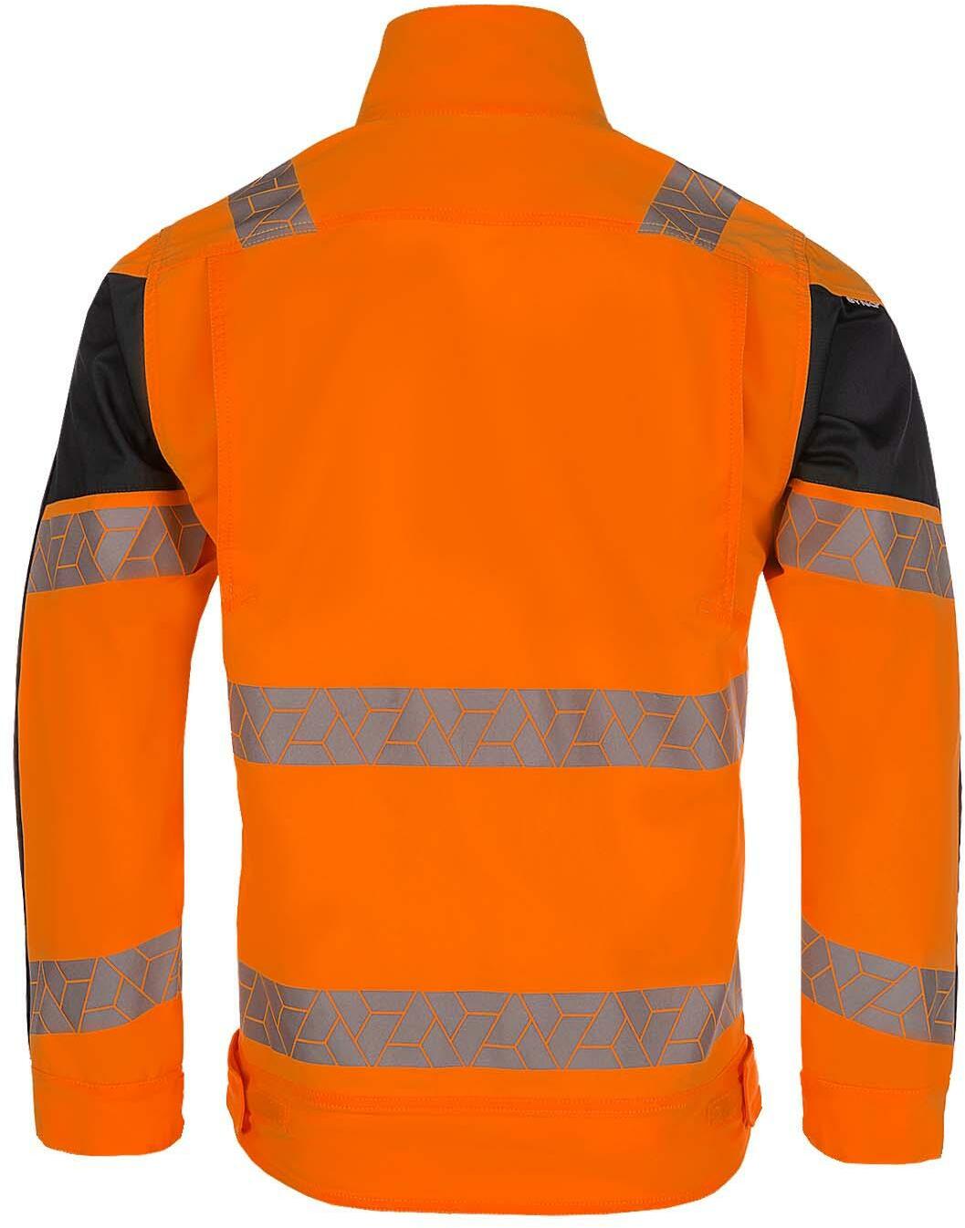 SYNQ WATCHER 603W high-vis work jacket (fluorescent orange/marine ...