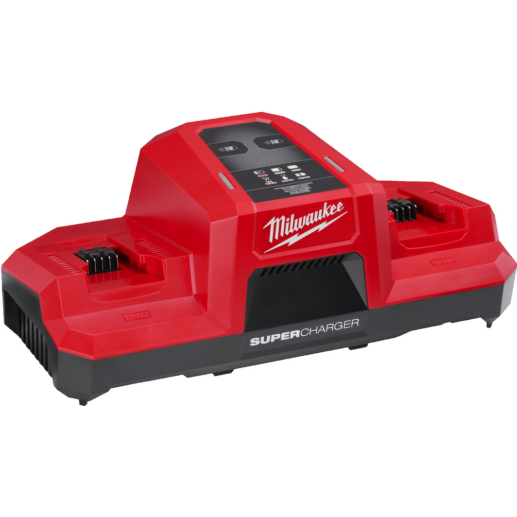 MILWAUKEE M18 DBS Chargeur de batterie 18V DUAL BAY SUPER - 4932492531 ...