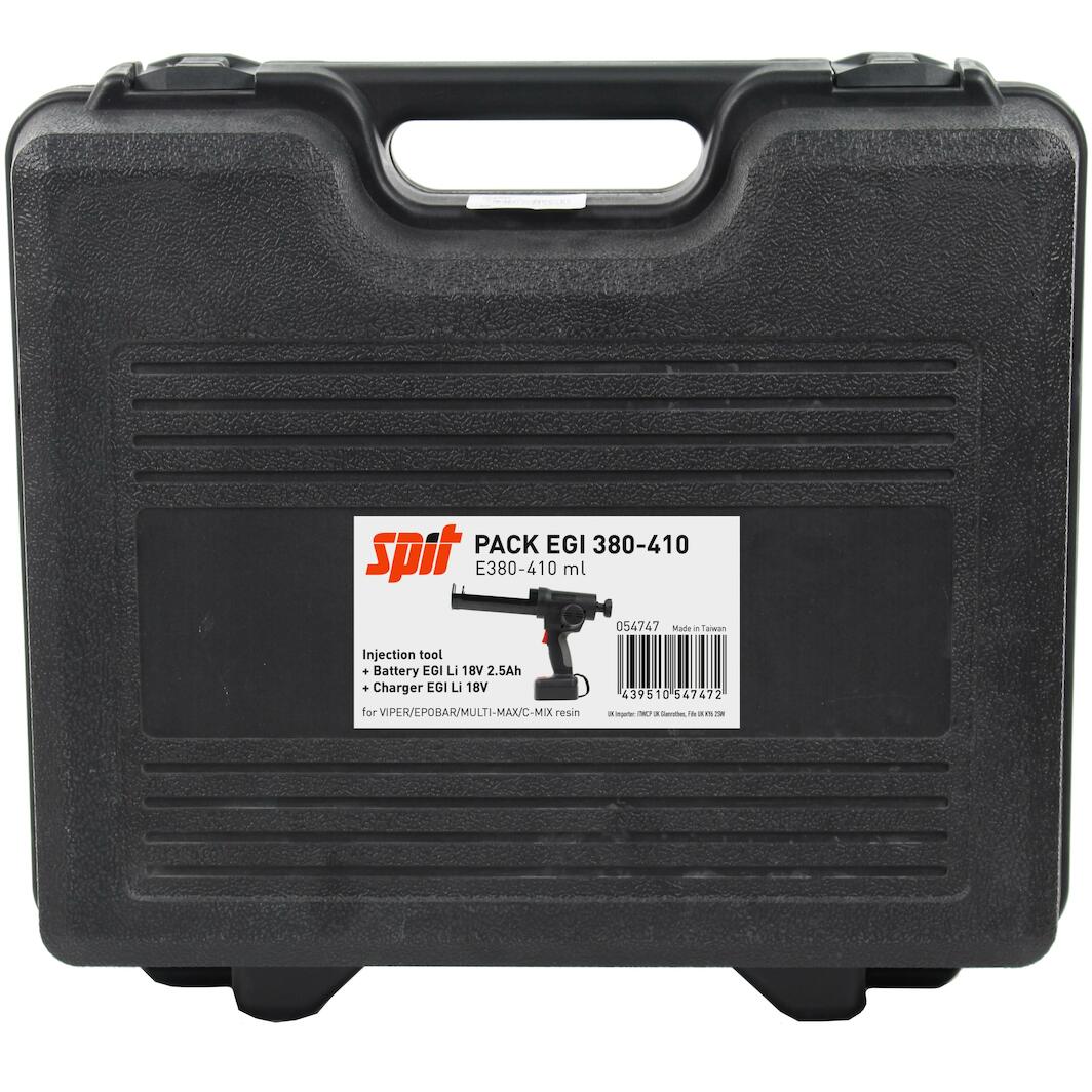 SPIT 054747 18V battery injection gun for chemical cartridges 410-380 ...