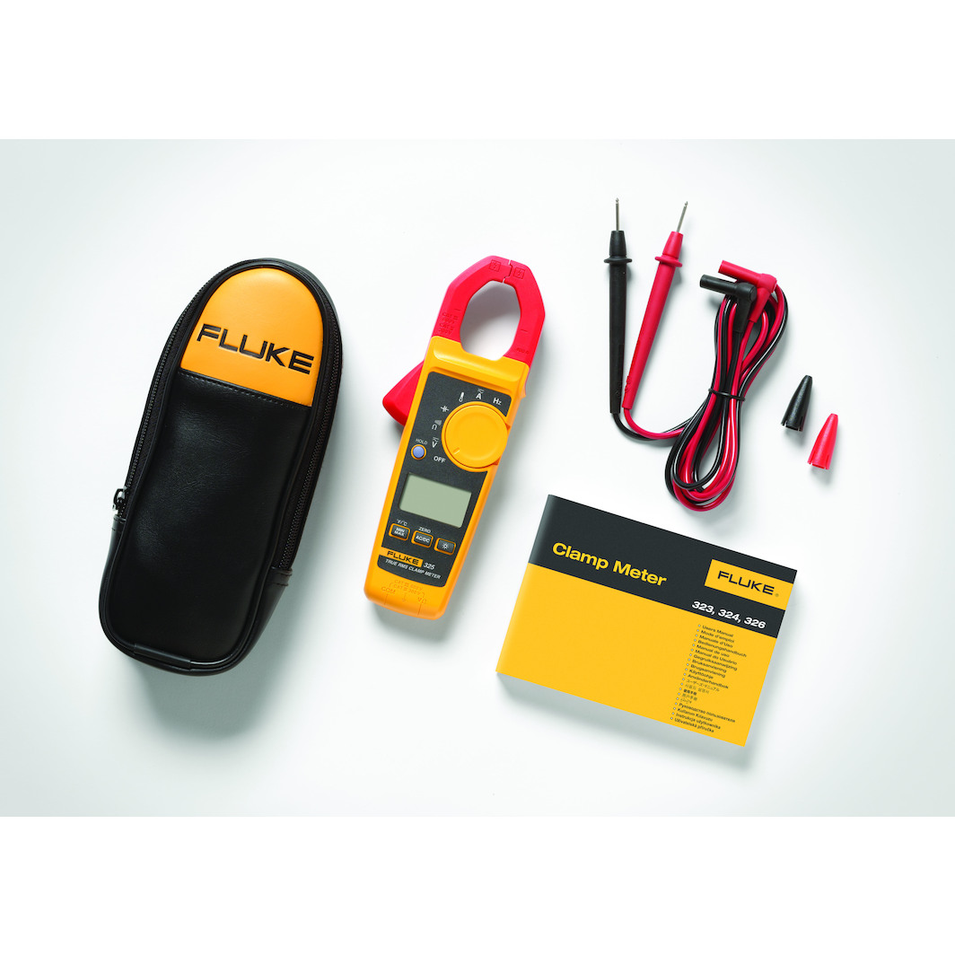 FLUKE 325 True RMS multimeter with current clamp 400A AC/DC - 600V AC ...