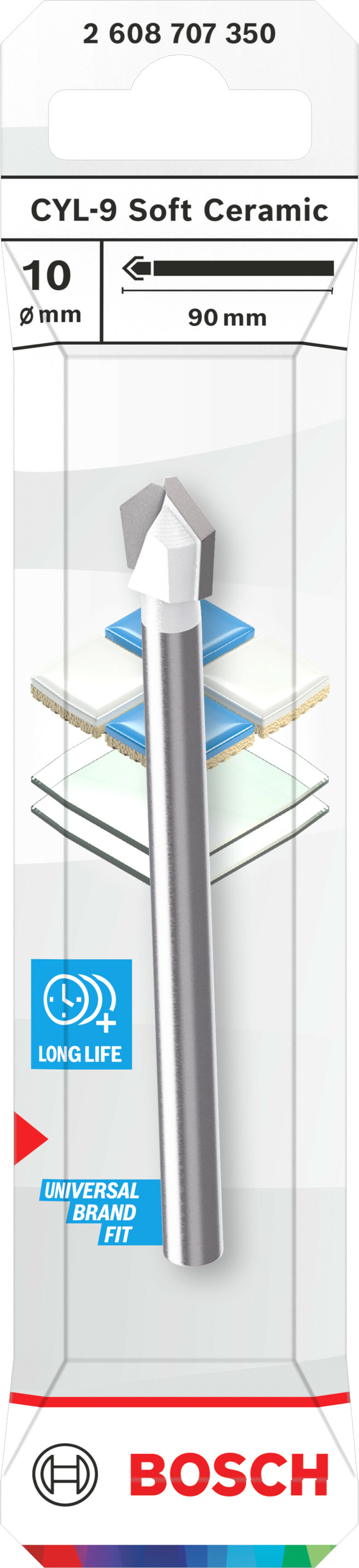 BOSCH 2608707350 tiling drill CYL-9 SoftCeramic, 10 x 90 mm | Klium