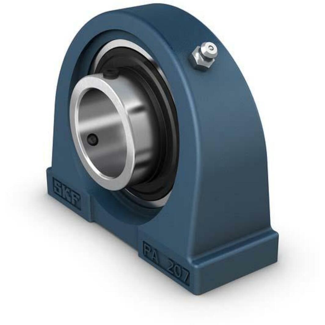 SKF UCPA 210/H upright ball bearing unit with short base, widened inner ring and locking with ...