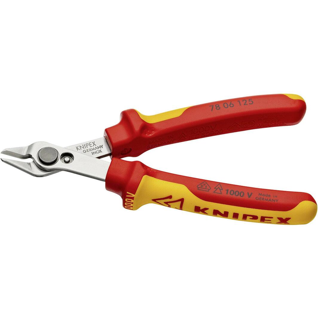 KNIPEX 78 06 125 Super Knips électronique isolée VDE avec poignées à ...