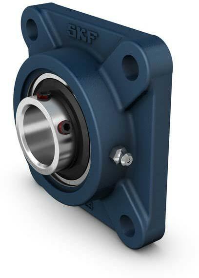 SKF UCF 218 ball bearing unit with square flange and locking with set ...