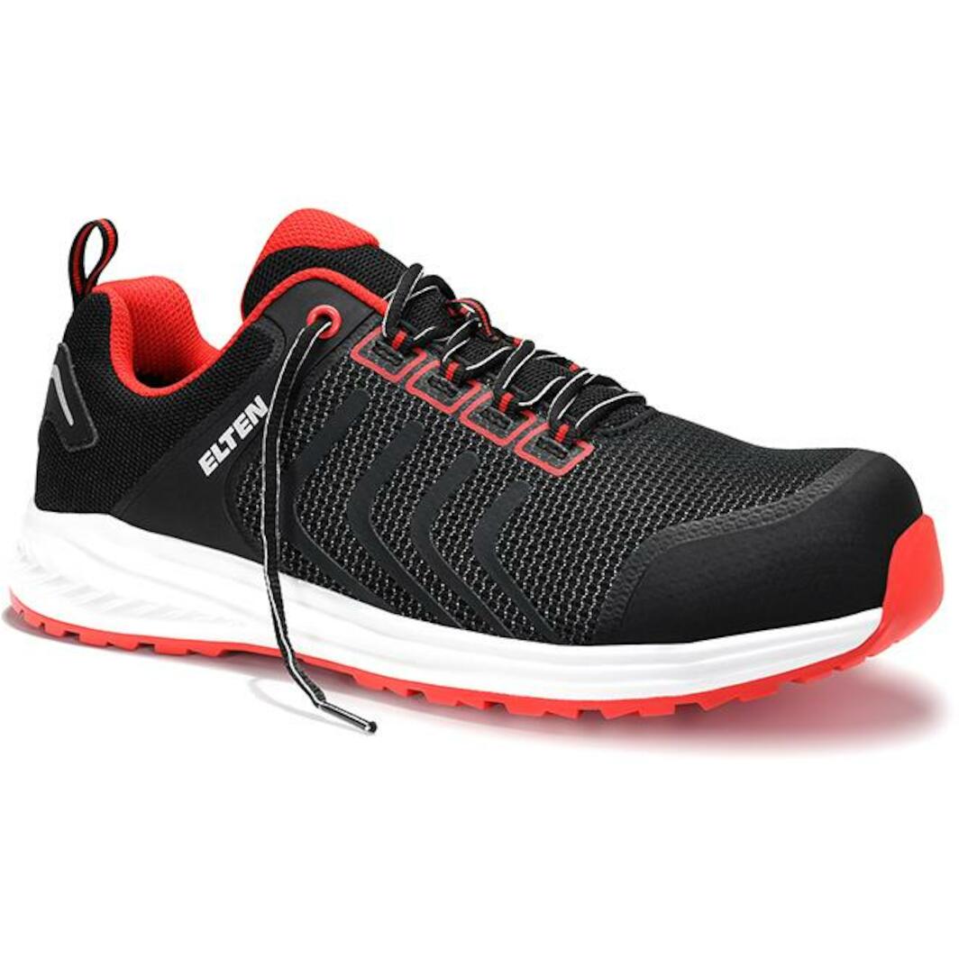 ELTEN LIVAS ESD S1PL safety shoe low (black/red) - 720831-44 Shoe size ...