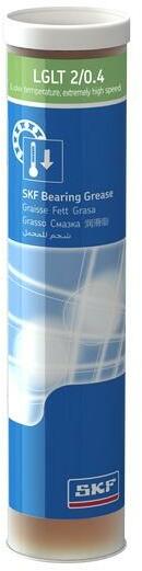 SKF LGLT 2/0.4 low-temperature, extremely high-speed bearing grease (420 ml cartridge) | Klium