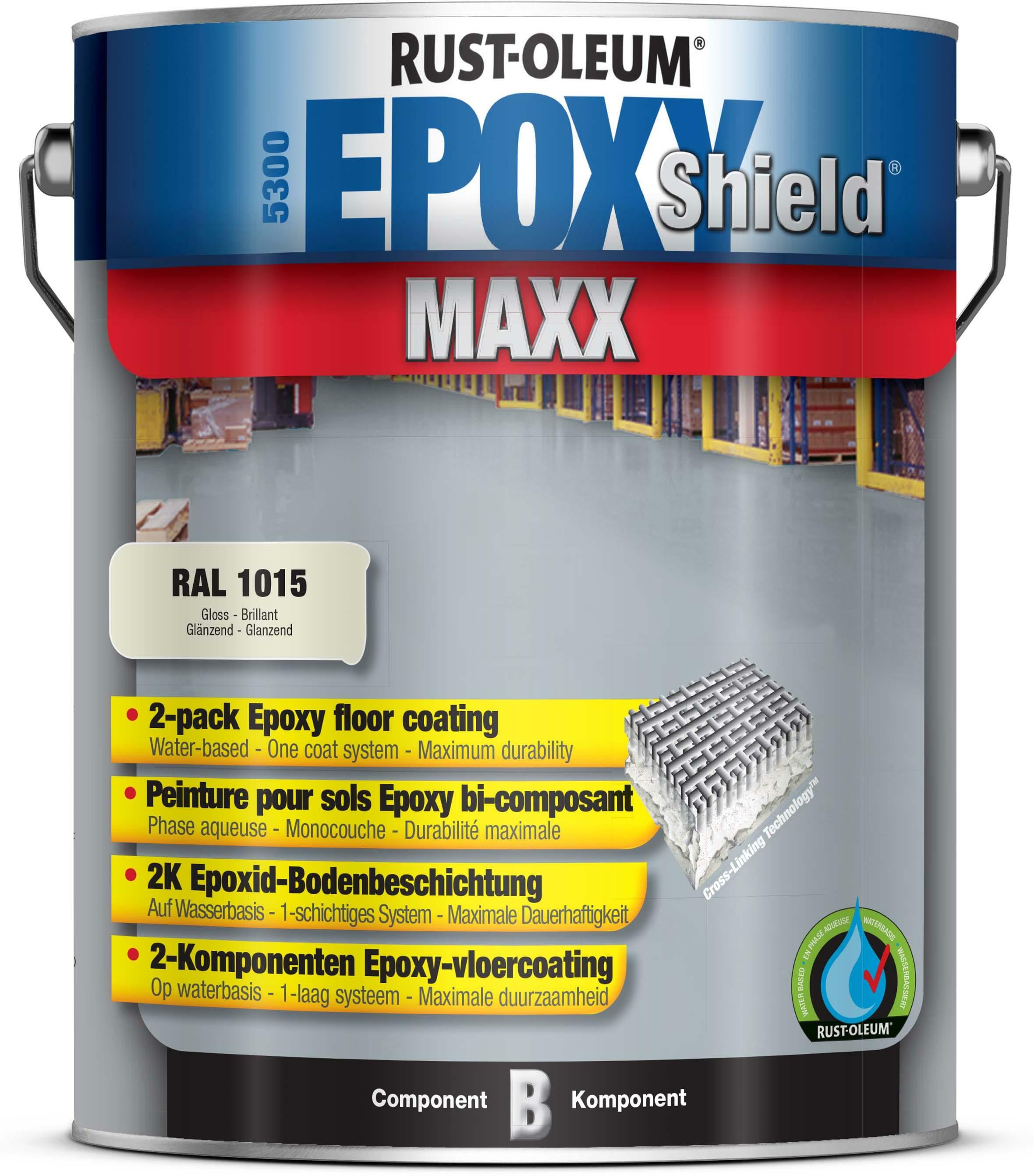 RUST-OLEUM 5342.5 Epoxyshield Maxx 2k-epoxy floor topcoat light ivory ...