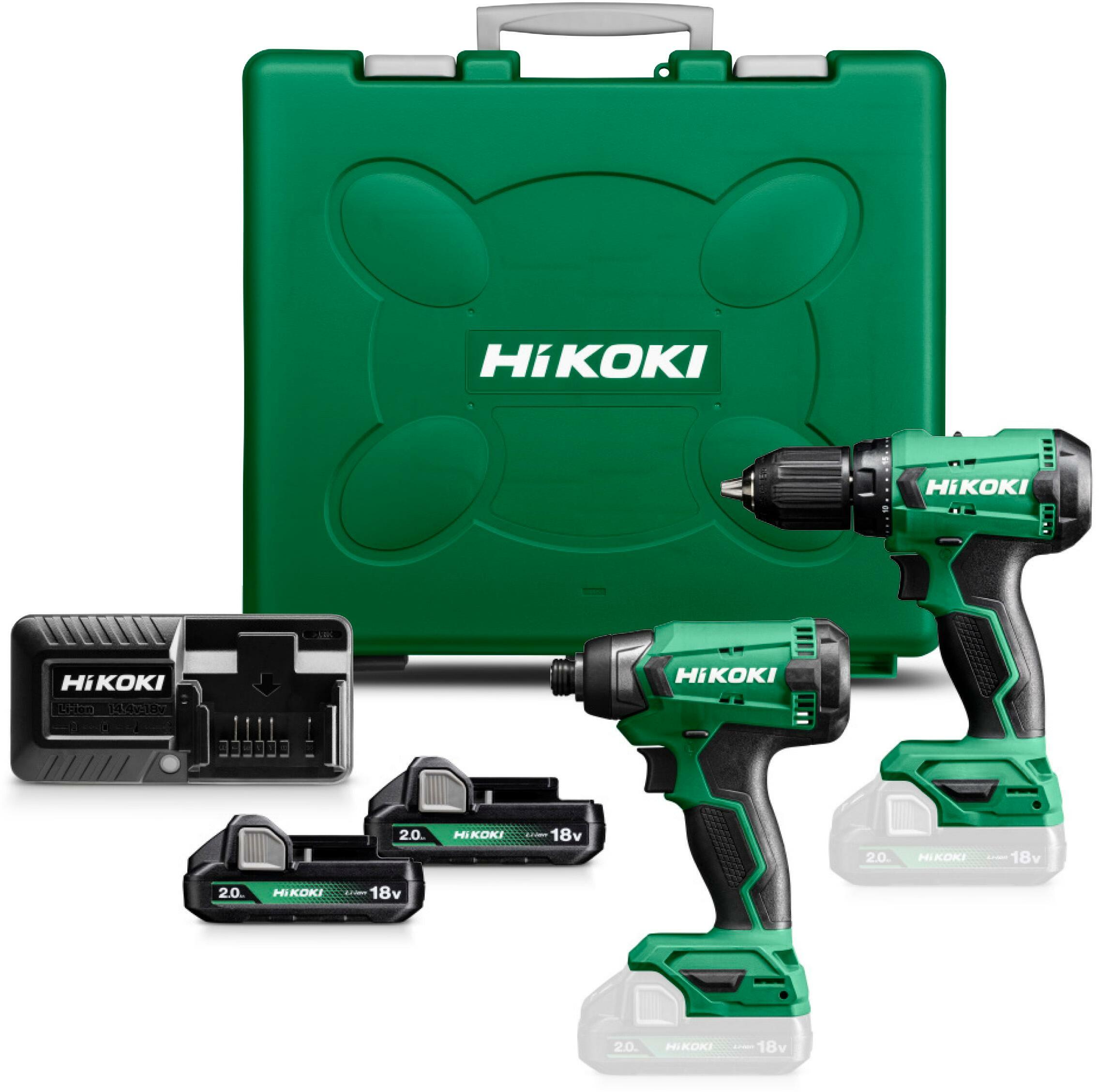 HIKOKI KC18DAWAZ 18V accu-machineset 2-delig DS18DA + WH18DA in ...