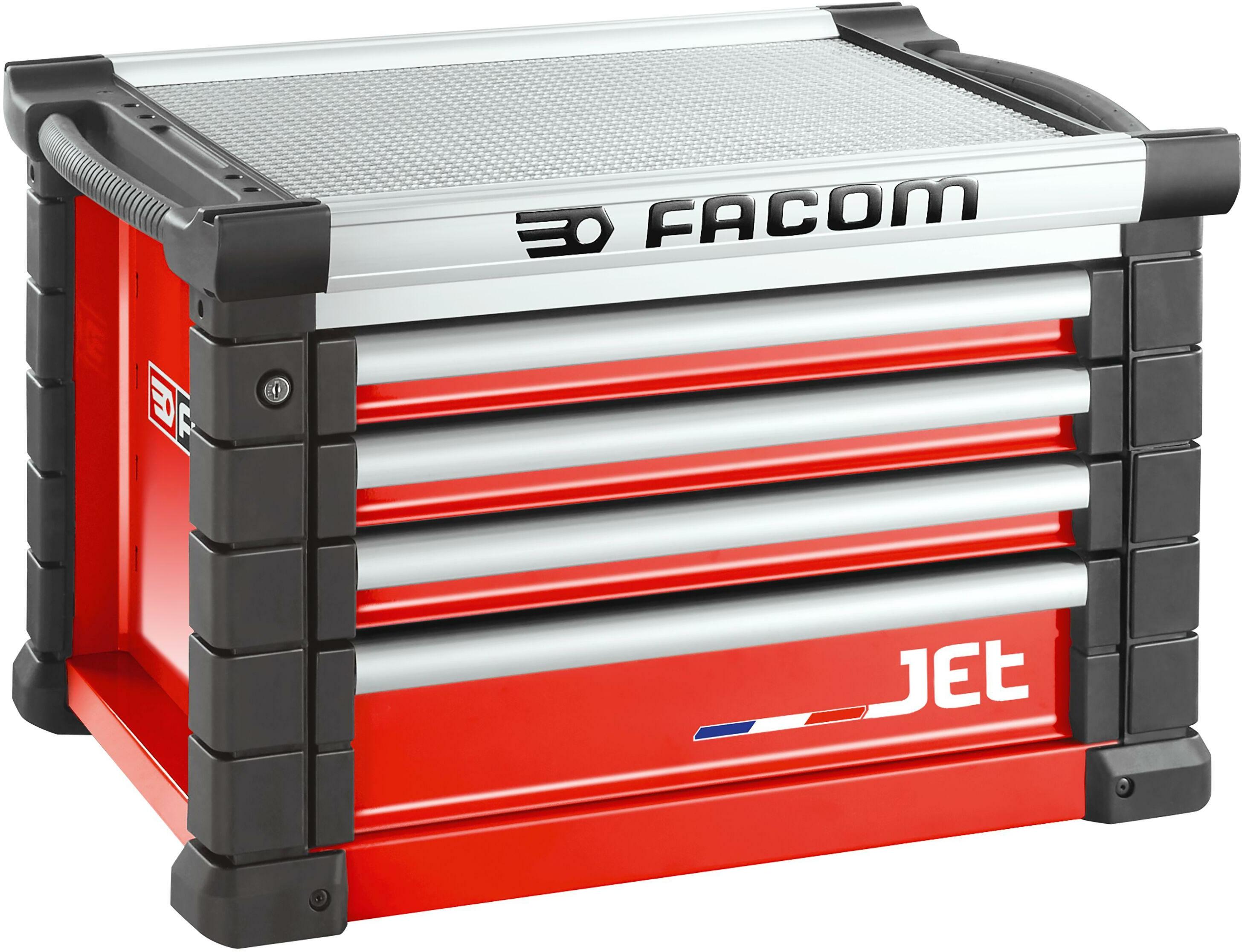 FACOM JET.C4M3A top case caisse à outils avec 4 tiroirs (pour 3 modules ...