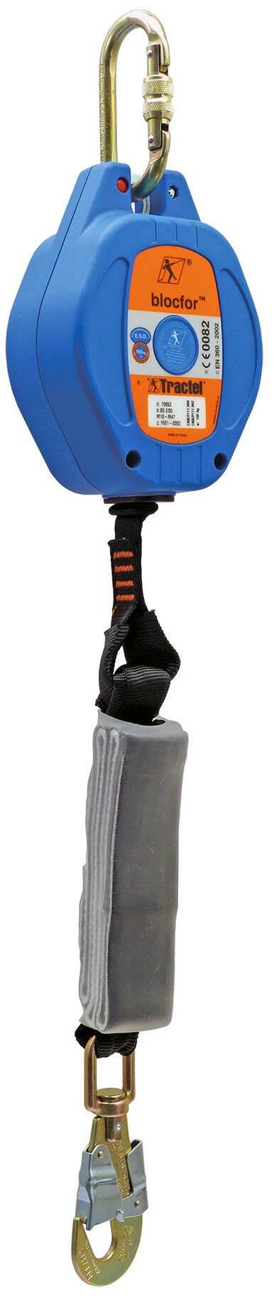 TRACTEL Blocfor 6 ESD valstopapparaat 6m bandmateriaal met M10 en M47 ...