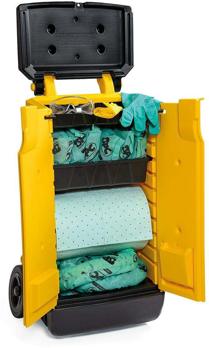 SPC SKH-CART mobile intervention kit for absorbing chemical spills in ...