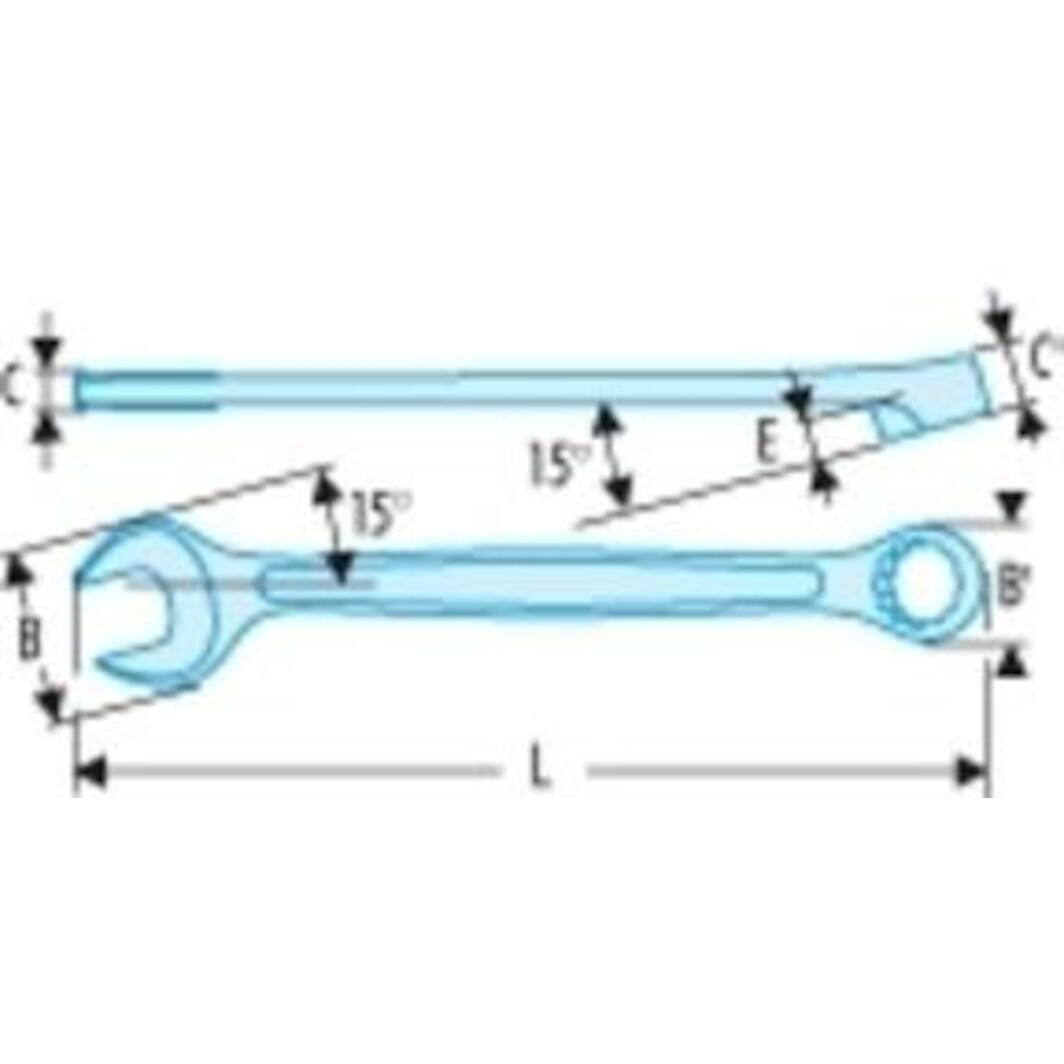 FACOM 440.13 ring spanner with OGV profile 13 mm | Klium