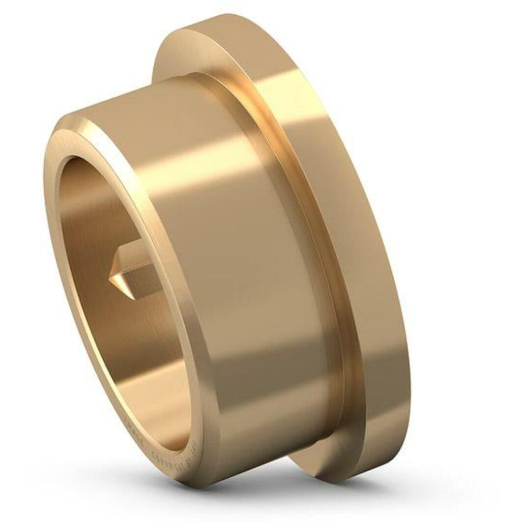 SKF PBMF 253525 M1G1 glijlagerbus brons met flens 25 x 45 x 25 mm | Klium