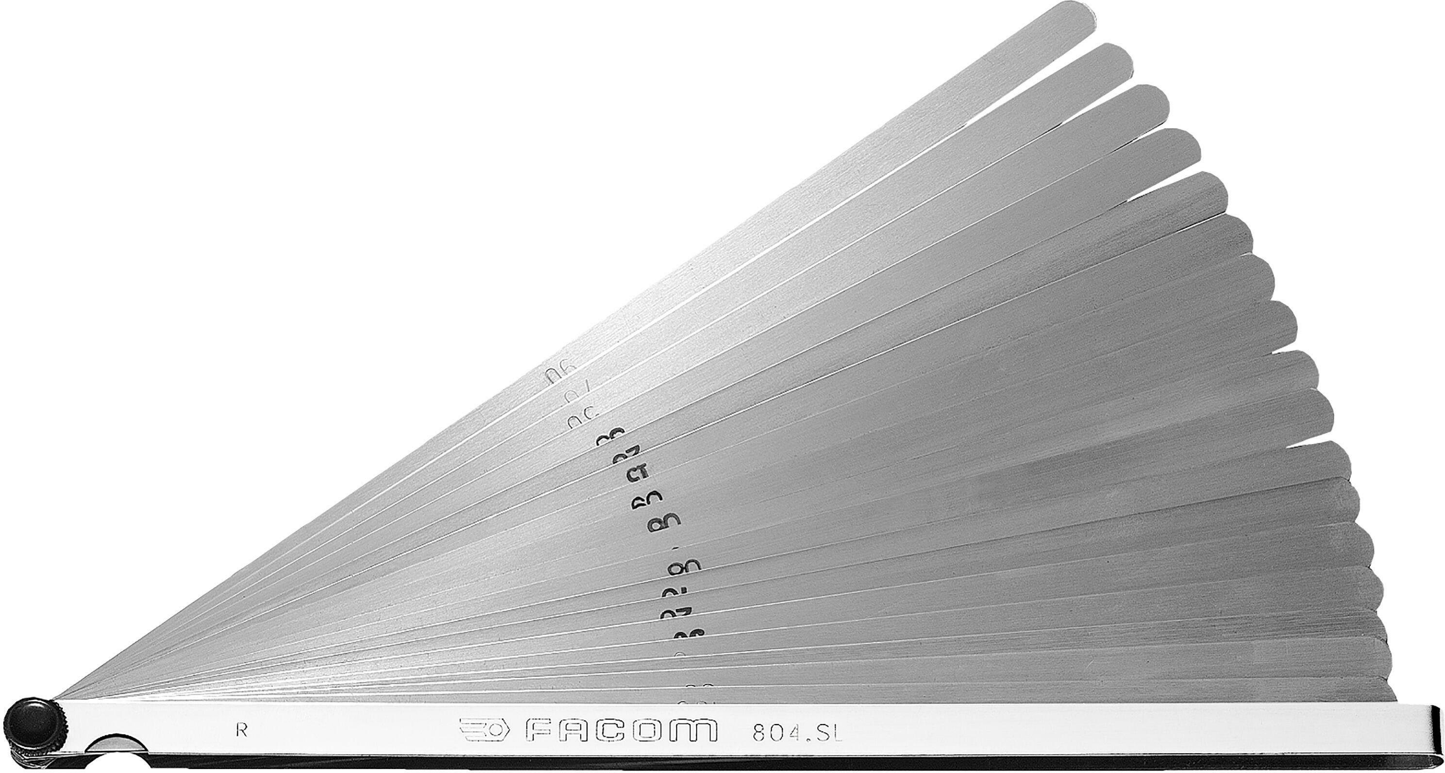 FACOM 804.SL jauge d'épaisseur métrique longue de 0,03 à 1 mm | Klium