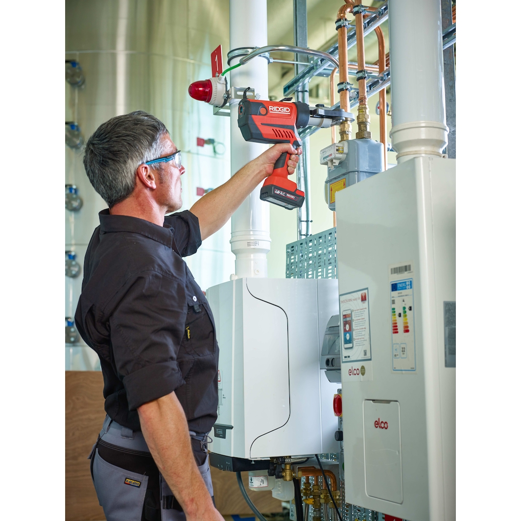 RIDGID RP 350-C ekken in koffer (incl. stroomadapter met 5m kabel)18V ...