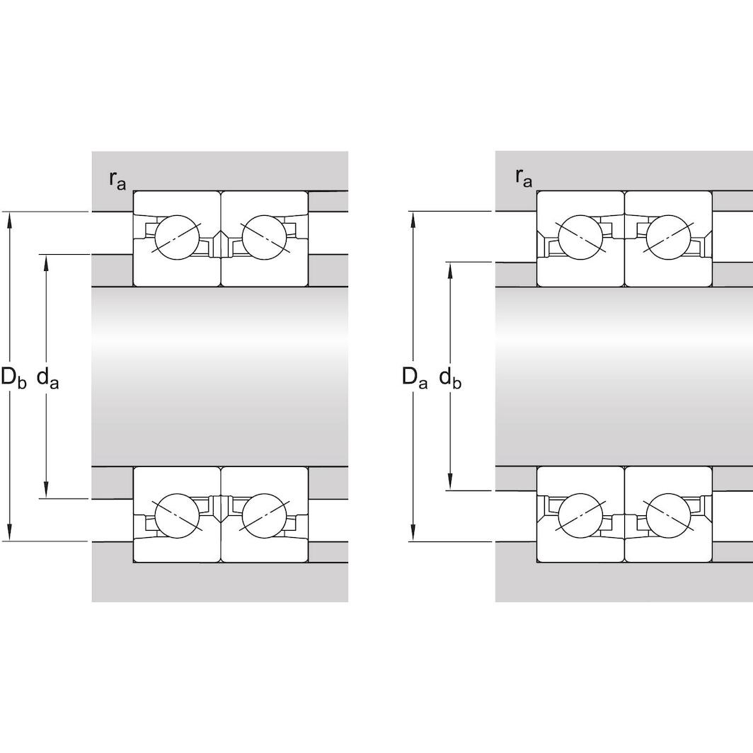 SKF BSD 45100 CGA roulement à billes à contact oblique à une rangée de ...