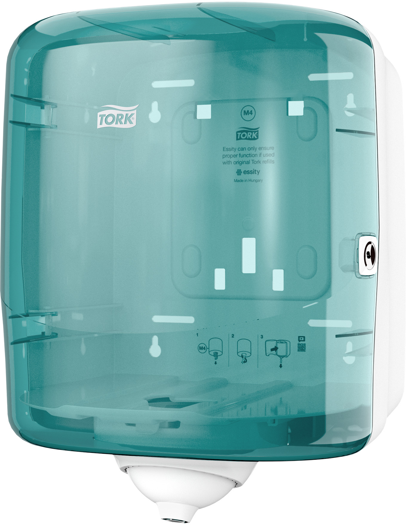 TORK 473180 Reflex centrefeed dispenser, turquoise and white, M4 | Klium