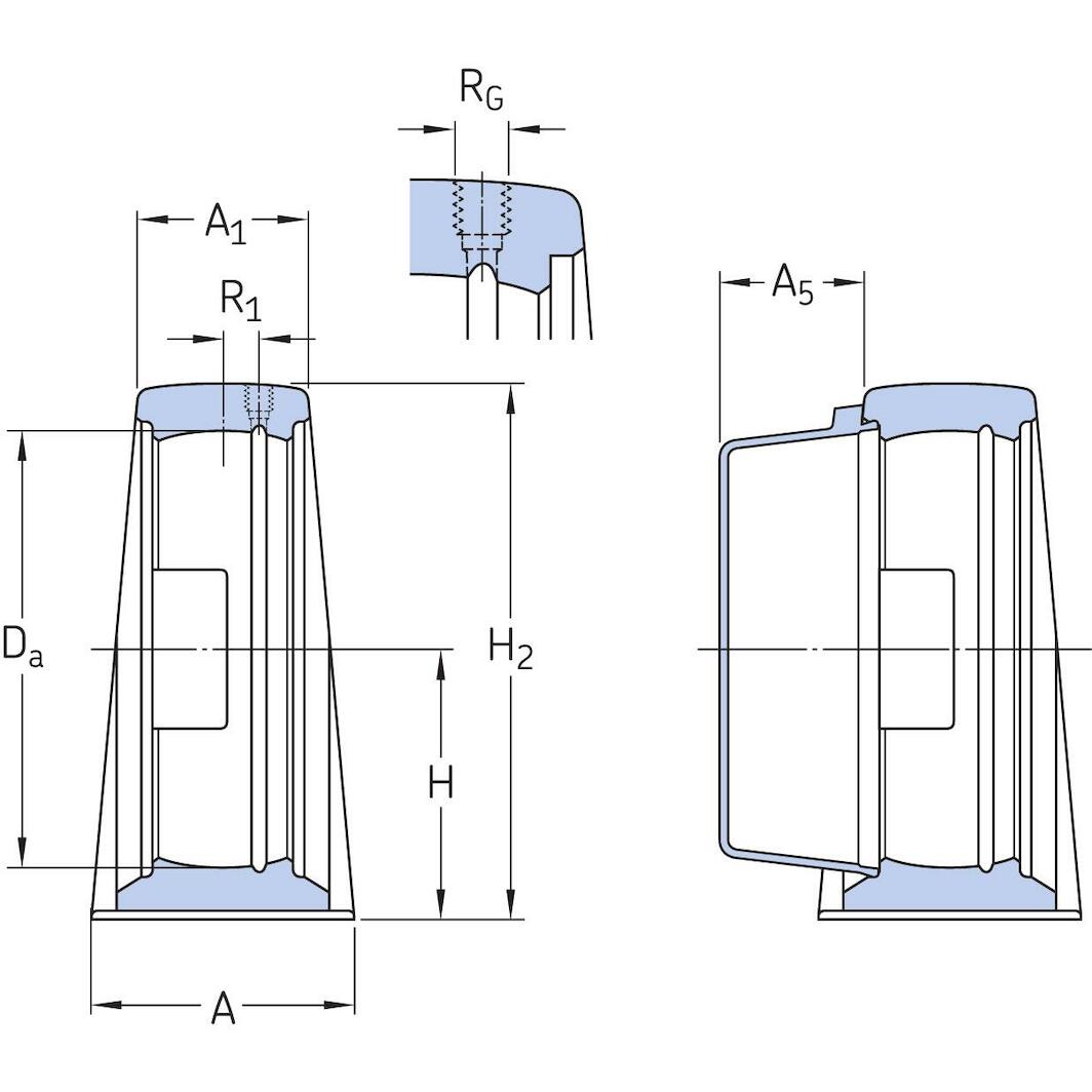 SKF SY 504 M Logement du palier fixe en fonte 47 mm | Klium