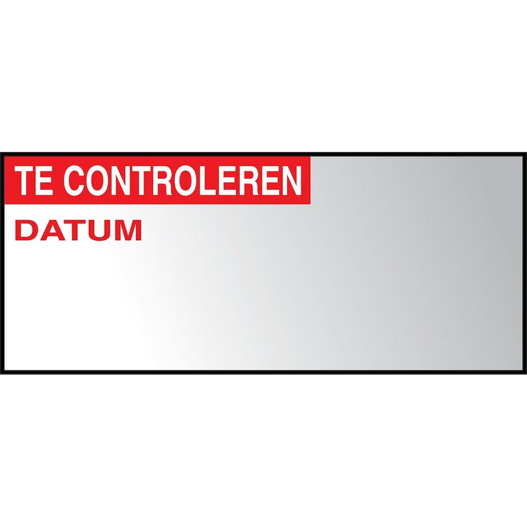 BRADY 225119 beschrijfbare labels in aluminium - te controleren (350 st ...